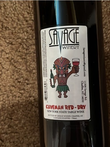 Savage Winery Caveman Red | Vivino US