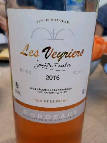 Famille Excellor Les Veyriers Bordeaux Rosé | Vivino US