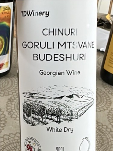 TD Winery Chinuri - Goruli Mtsvane - Budeshuri | Vivino US