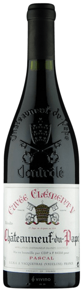2015 Pascal Cuvée Clément V Châteauneuf-du-Pape | Vivino US