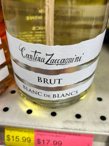 Cantina Zaccagnini Blanc De Blancs Brut Vivino English