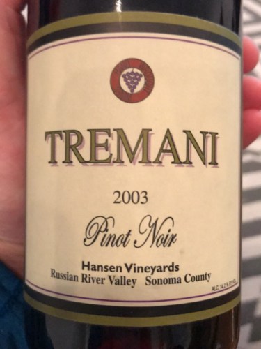 Tremani Hansen Vineyards Pinot Noir | Vivino US