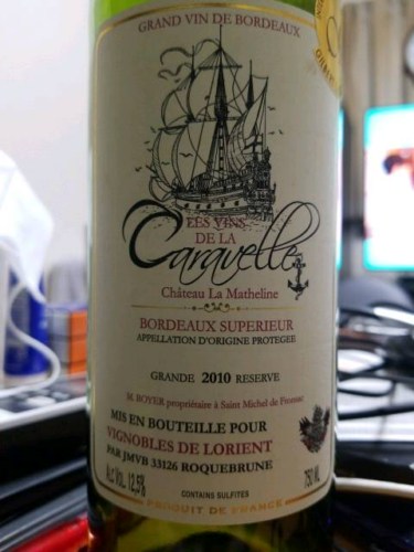 Vignobles de Lorient Château la Matheline Les Vins de la Caravelle ...
