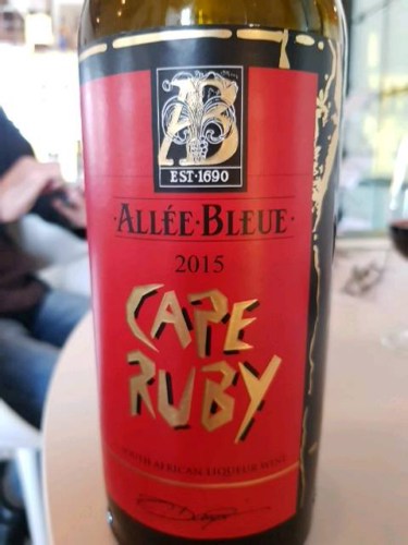 Allée Bleue Cape Ruby | Vivino Brasil
