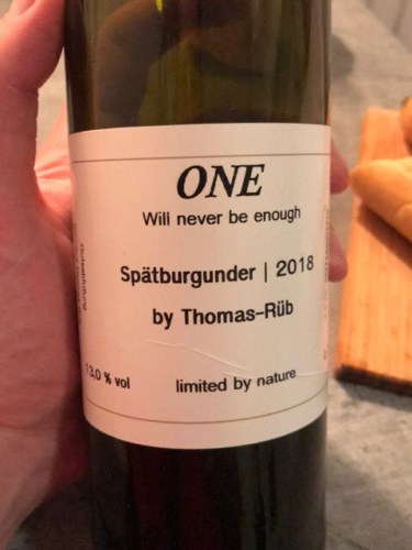 Thomas Rüb One Spätburgunder | Vivino