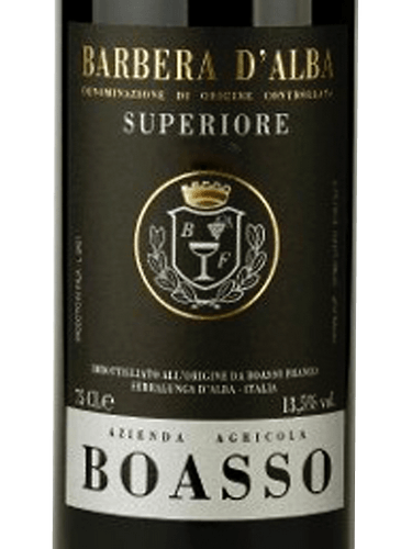Boasso Barbera d'Alba Superiore | Vivino Brasil