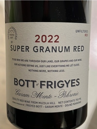 2020 Bott Frigyes Super Granum Red | Vivino US