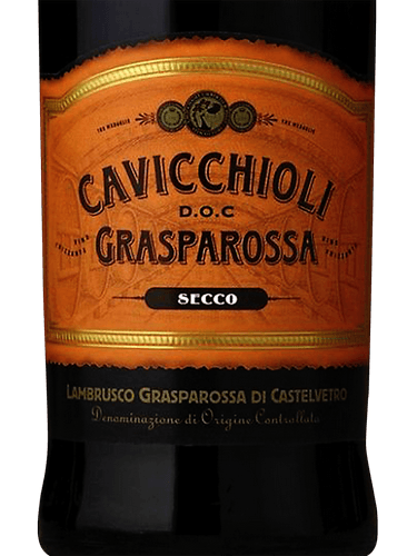 N.V. Cavicchioli Lambrusco Grasparossa Di Castelvetro Secco | Vivino US