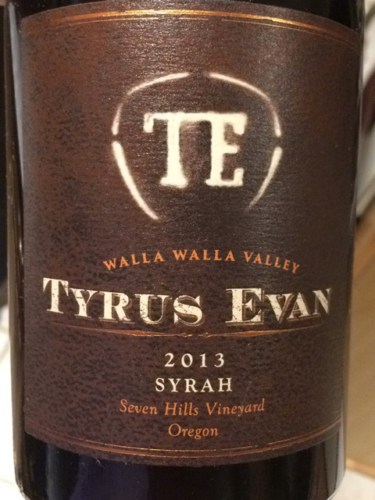 Tyrus Evan Seven Hills Vineyard Syrah | Vivino Danmark
