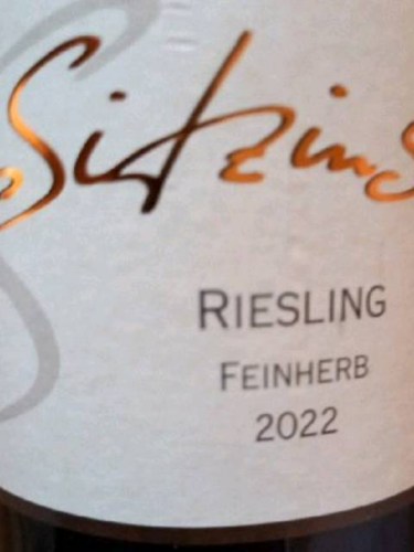 Sitzius Riesling Feinherb | Vivino US