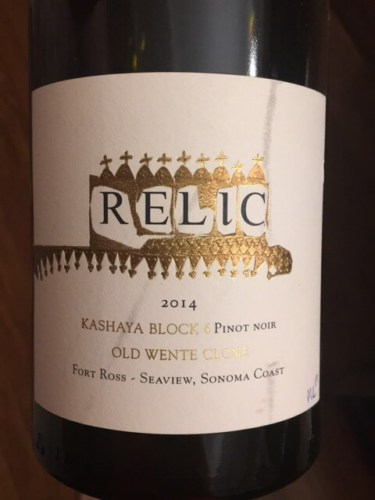 2019 Relic Kashaya Block 6 Old Wente Clone Pinot Noir | Vivino US