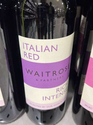 Waitrose Rich and Intense Italian Red | Vivino English