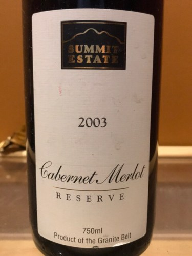 Summit Estate Reserve Cabernet - Merlot | Vivino US