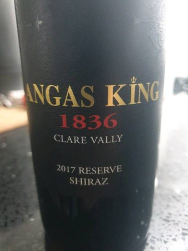 Angas King 1836 Reserve Shiraz | Vivino English