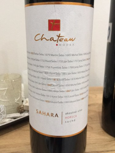 Château Modra Horeca Sahara | Vivino US