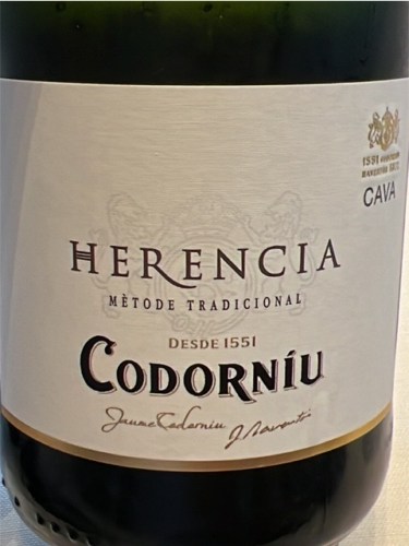 Codorníu Cava Herència Brut | Vivino 日本