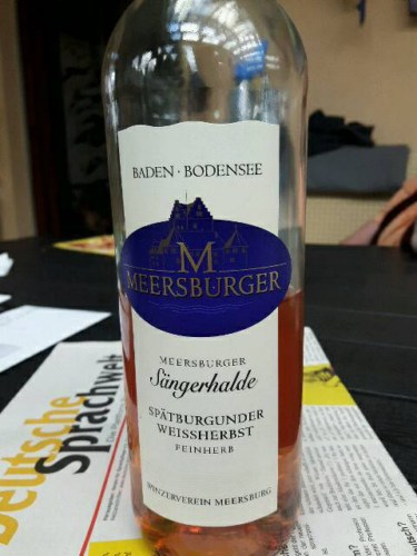 Winzerverein Meersburg Meersburger Sängerhalde Spätburgunder ...