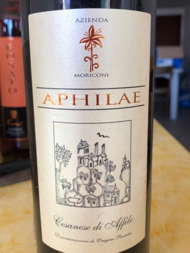 Azienda Moriconi Aphilae Cesanese di Affile | Vivino US
