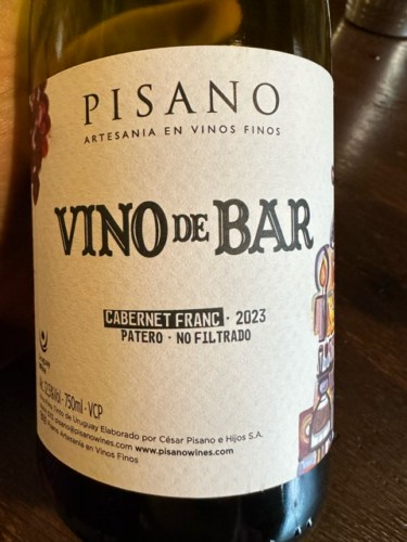 Pisano Vino De Bar Cabernet Franc | Vivino US