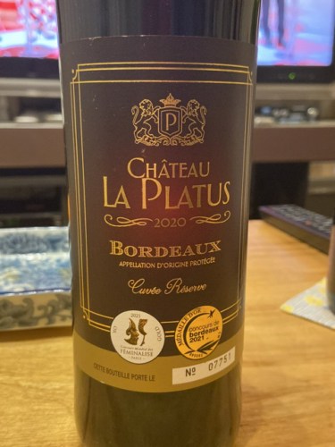 Château La Platus Cuvée Réserve Bordeaux | Vivino US