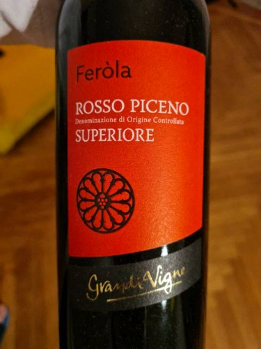 Grandi Vigne Feròla Rosso Piceno Superiore | Vivino US