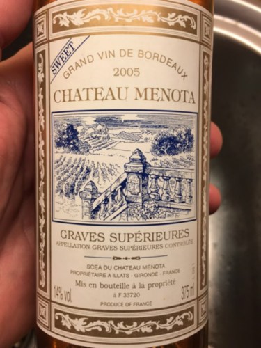 2005 Château Menota Sweet Graves Supérieures | Vivino US