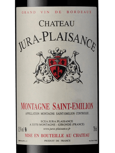 Château Jura Plaisance Montagne-Saint-Émilion | Vivino English