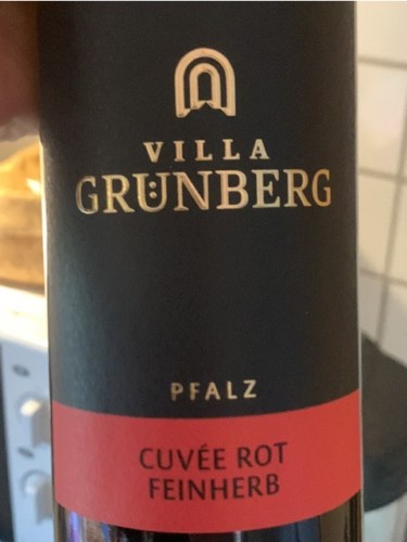 Villa Grunberg Cuvée Rot Feinherb | Vivino US