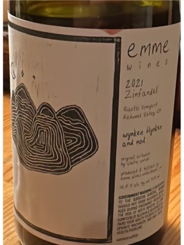 Emme Ricetti Vineyard Wynken Blynken and Nod Zinfandel | Vivino US