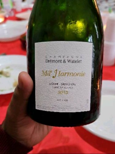Dremont et Watelet Mil’Harmonie Blanc de Blancs Champagne Grand Cru ...