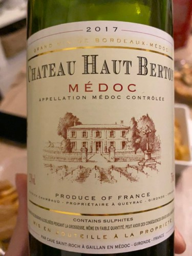 2017 Château Haut Berton Médoc | Vivino US