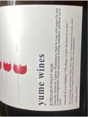 Yume Wines Kordabup Pinot Noir | Vivino US