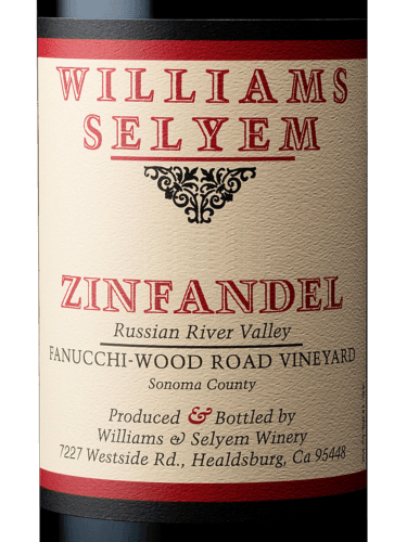 Williams Selyem Fanucchi-Wood Road Vineyard Zinfandel | Vivino English
