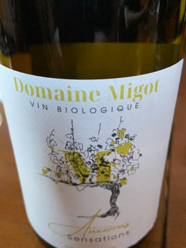 Domaine Migot Auxerrois Sensations Biologique | Vivino English