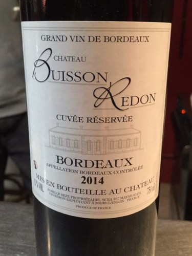 Château Buisson-Redon Cuvée Réservée Bordeaux | Vivino US
