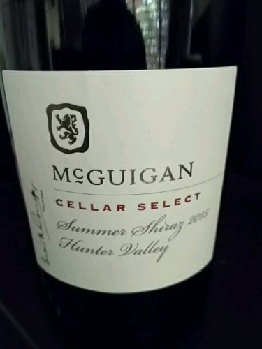 McGuigan Cellar Select Summer Shiraz | Vivino US