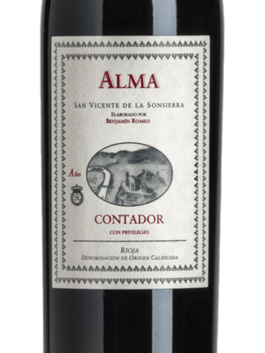 Bodega Contador (Benjamín Romeo) Alma | Vivino English
