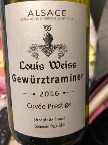 Louis Weiss Cuvée Prestige Gewürztraminer | Vivino US