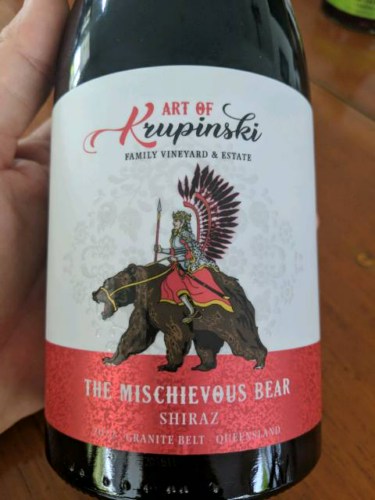 Art of Krupinski The Mischievous Bear Shiraz | Vivino US
