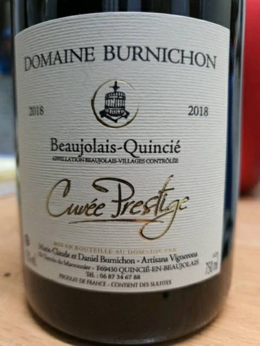 Domaine Burnichon Cuvée Prestige Beaujolais-Quincié | Vivino Australia