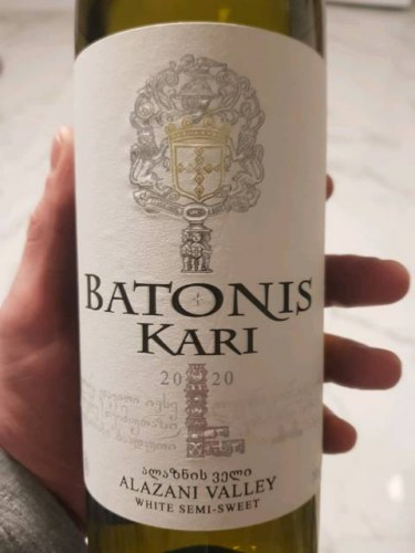 Batonis Kari Alazani Valley White Semi-Sweet | Vivino United States