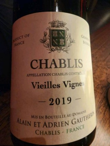 Domaine Alain et Adrien Gautherin Vieilles Vignes Chablis | Vivino France