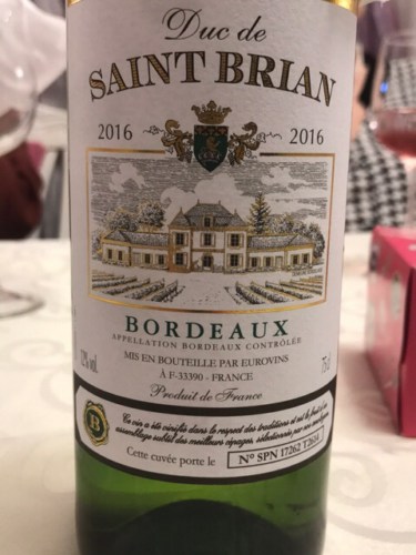 Eurovins Duc de Saint Brian Bordeaux Blanc | Vivino US