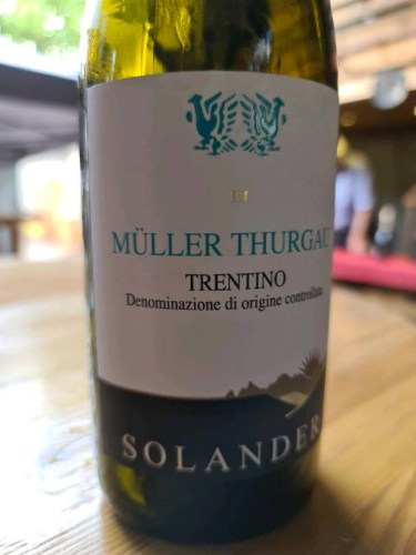 Solander Müller Thurgau | Vivino US