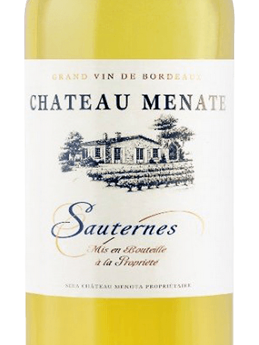 2014 Château Menota Chateau Menate Sauternes | Vivino