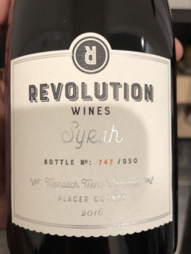 Revolution Wines Monarch Mine Vineyard Syrah | Vivino Canada
