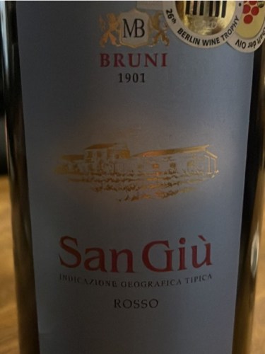 Mario Bruni San Giù Rosso | Vivino US