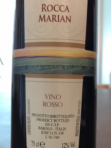 Rocca Marian Barolo Rosso | Vivino US