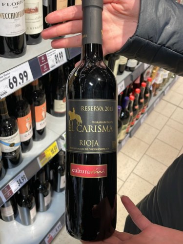 2015 Cultura Vini El Carisma Reserva | Vivino English
