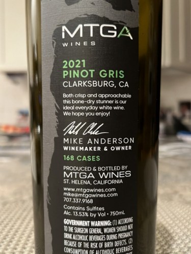 Mtga Pinot Gris | Vivino US